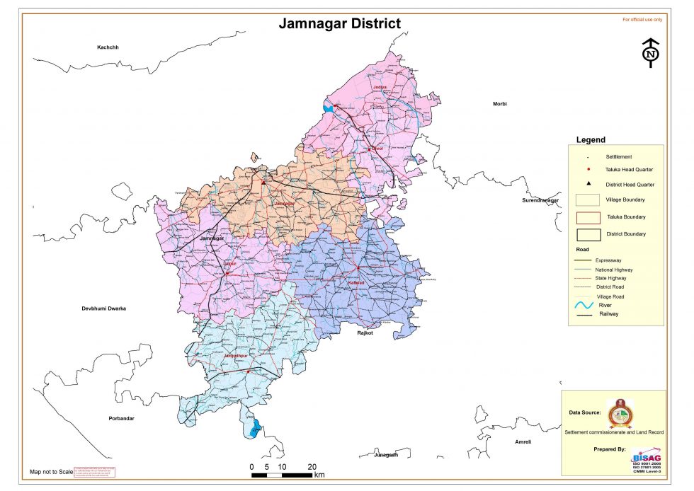 Jamnagar District Map - Aapdu Jamnagar